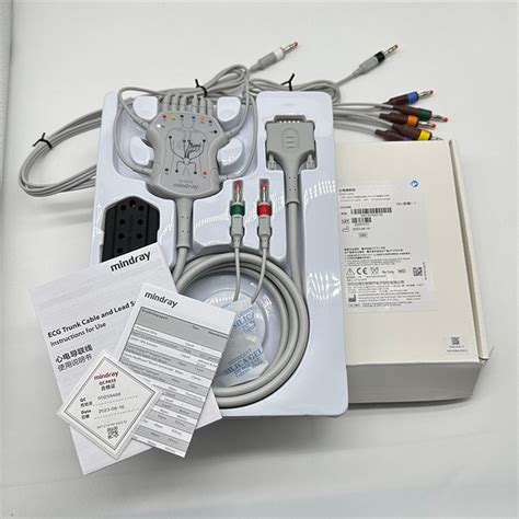 Original Mindray R12 Ecg Ekg Cable Ec6408 040 001642 00 Manufacturers
