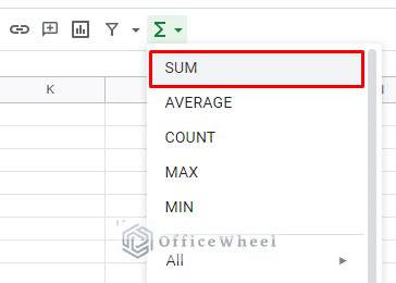 Google Sheets Sum An Entire Column 4 Easy Ways OfficeWheel