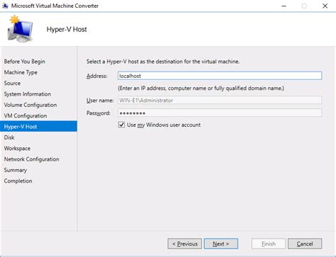 Conversion Of A Physical Machine To A Hyper V Vm
