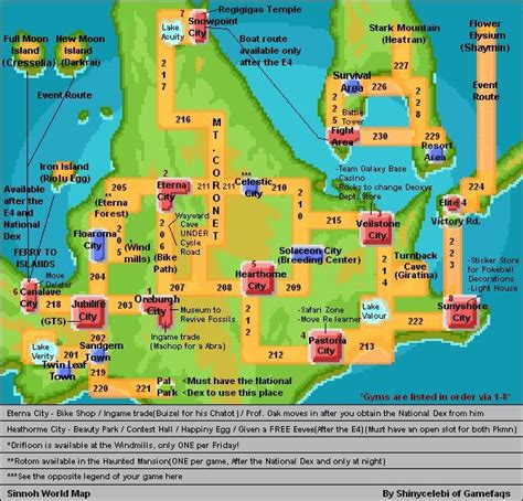 Region de Sinnoh Wiki Anime Manga y Juegos de Japón Amino