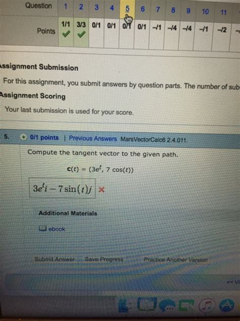 Solved Compute The Tangent Vector To The Given Path C T Chegg