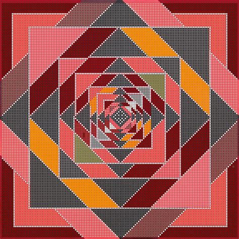 Схема для Вишивання Бісером на Натуральному Художньому Холсті Декоративний Орнамент — Купити