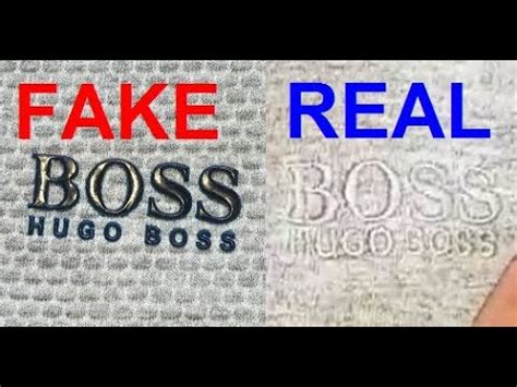 Real Vs Fake Hugo Boss T Shirt How To Spot Fake Boss Tees Youtube