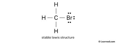 Ch3br Lewis Structure Learnool