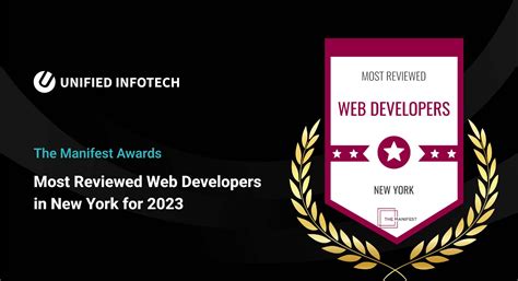 Unified Infotech Named The Most Reviewed Web Developers In New York By The Manifest