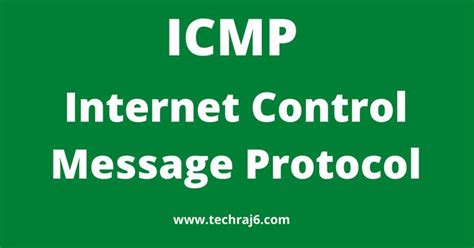 icmp full form internet control message protocol
