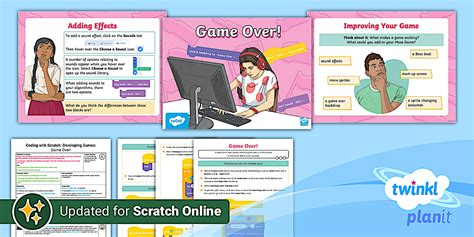 Computing Scratch Year 5 Lesson Pack 3 Twinkl Ks2