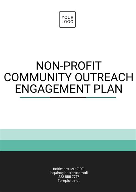 Community Engagement Plan Template