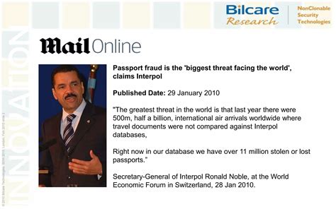 Micro And Nanotechnology To Enhance The Physical Security Of Credentials And Products Ppt