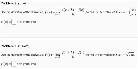 Use the definition of the derivative, | Chegg.com