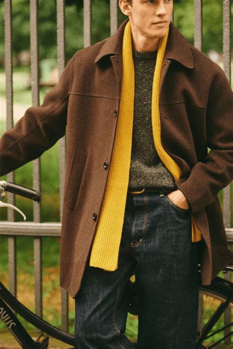 Jacob Coat In Wool Espresso Outerwear Alex Mill Archery Close