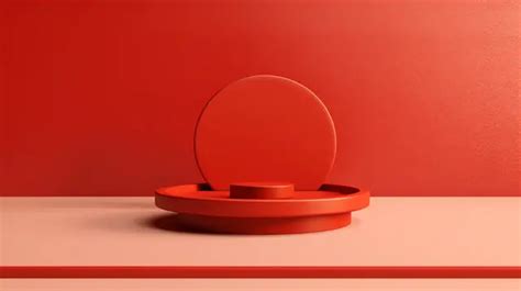 받침대에 빨간 연단의 3d 렌더링 둥근 연단 무대 연단 최소한의 장면 배경 일러스트 및 사진 무료 다운로드 Pngtree