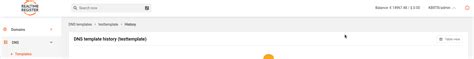 Dns Template History Overview Realtime Register Knowledge Base