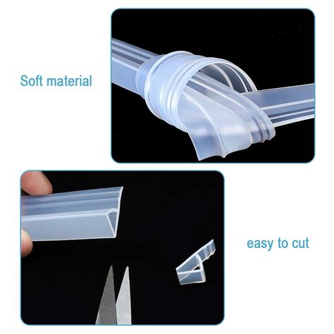 Glass Shower Door Seal Strip 120 Inch Soft Shower Door