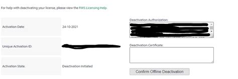 Issue With License Deactivation Licensing And Installation Trados Portfolio RWS Community