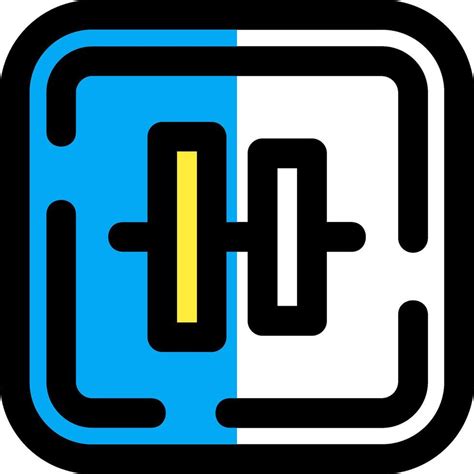 Vertical Alignment Filled Half Cut Icon 41870855 Vector Art At Vecteezy