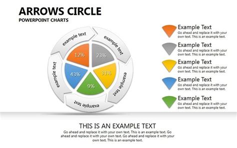 Arrows Circle Keynote Charts For Presentation