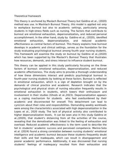 theoretical framework pdf
