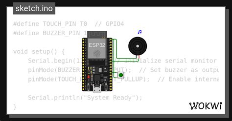 Door Alarm Design Wokwi ESP STM Arduino Simulator