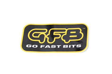 Gfb Sticker Logo Zwartgeel 24tuned