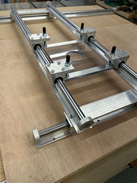 Slab Flattening Router Surfacing Facing Jig Router Sled Linear Rail