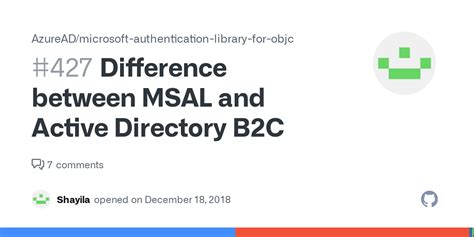 difference between msal and active directory b2c · issue 427 · azuread