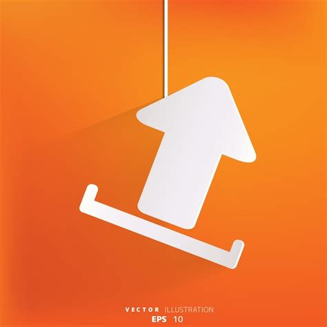 Premium Vector Upload Web Icon