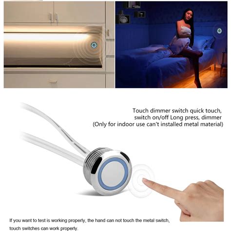 Led Dimmer 5v 12v 24v Recessed Touch Sensor Switch Button Control