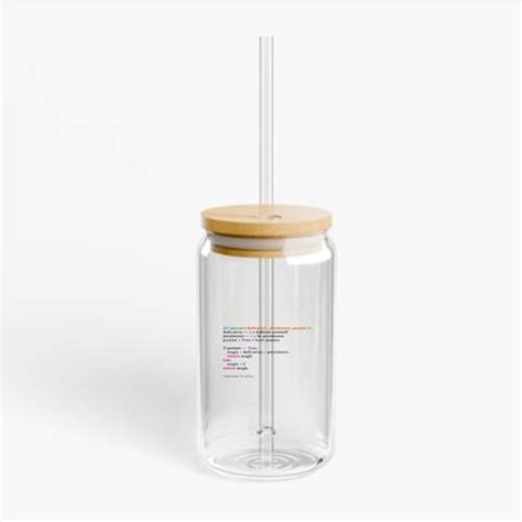 Amazon Python Code Programming Syntax Computer Geek For Developers Oz Glass Can With Lid