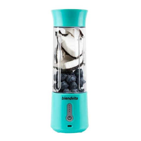 Преносим мини блендер BlendVita Pro, 500ML, 4000mAh, 18,000rpm, Тюркоаз ...