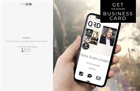 Dynamic Web Based Proposals Digital Business Card Ekoqrd®