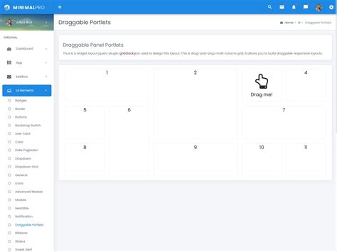 bootstrap admin template web apps and ui kit dashboards minimal pro