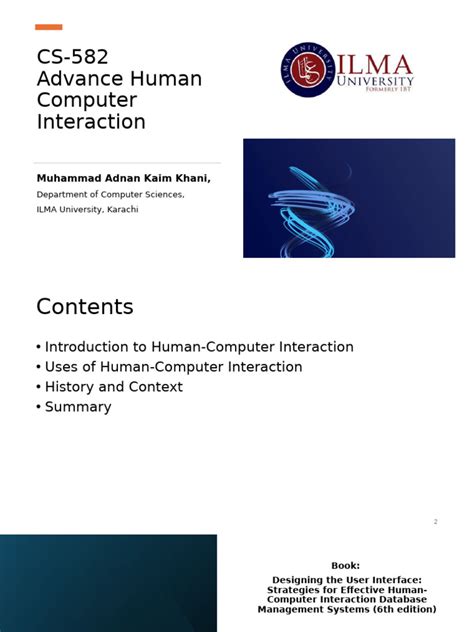 Lecture 1 Pdf Graphical User Interfaces Human Computer Interaction