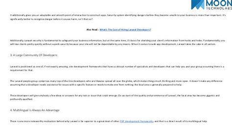 10 Powerful Reasons To Choose Laravel Web Development In 2022 Ppt