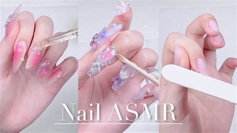 Sub 자기 전에 같이 들어요😴 네일 제거 And 케어 영상 Asmr 모음💗 연장네일 네일아트 셀프네일 네일asmr Youtube
