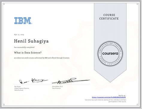 henil suhagiya on linkedin ibm datascience coursera coursecompletion courseracertified