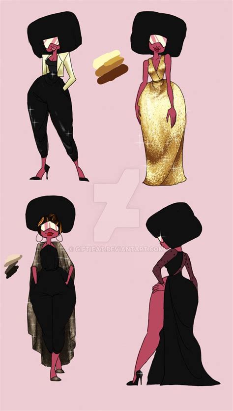 Garnet Fashion By Tieat On Deviantart Desenho De Mulher Negra