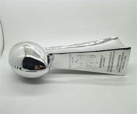Philadelphia Eagles Super Bowl Championship 2018 Vince Lombardi Trophy