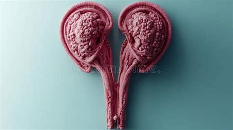 Intricate Glowing Female Reproductive System Ethereal Beauty Stock Illustration Illustration