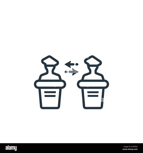 Asynchronous Learning Outline Vector Icon Thin Line Black Asynchronous