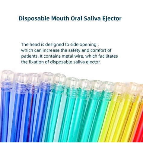 Dental Disposable Mouth Oral Saliva Ejector Surgical Saliva Ejector