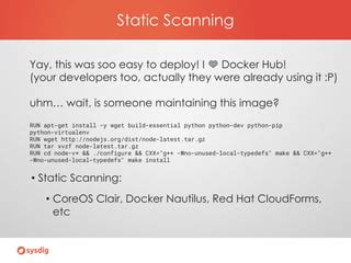 WTF My Container Just Spawned A Shell PDF Operating Systems Computer Software And