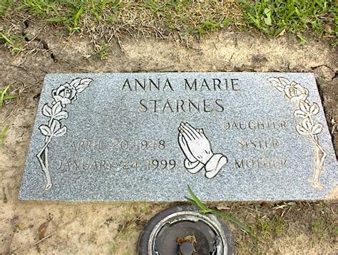 Anna Marie Starnes 1948 1999 Find A Grave Memorial
