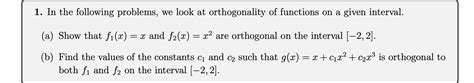 Solved In The Following Problems We Look At Chegg