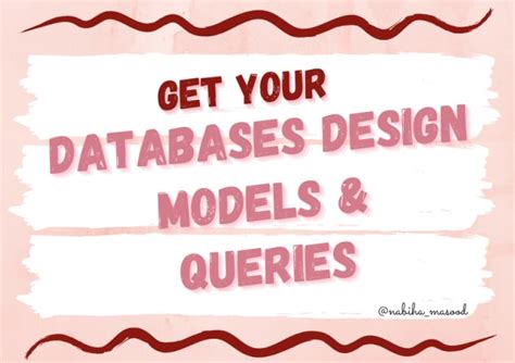 Create Erd Models Relational Schema And Database Queries By Nabihamasood Fiverr