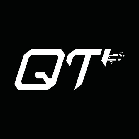 QT Logo Monogram Abstract Speed Technology Design Template Vector Art At Vecteezy