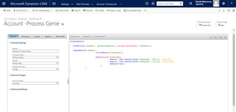 Xrm Formula 016 Deactivate Or Activate Contact Records On Status