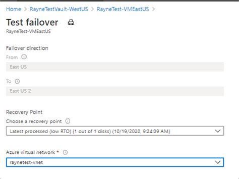 Tutorial To Run An Azure VM Disaster Recovery Drill With Azure Site Recovery Azure Site