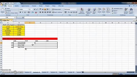 Excel Zadatak 4 Youtube