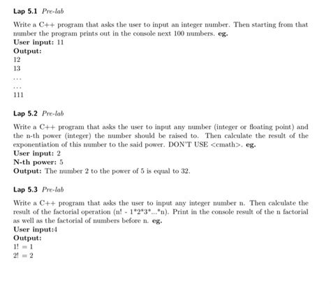 Solved Lap 51 Pre Lab Write A C Program That Asks The